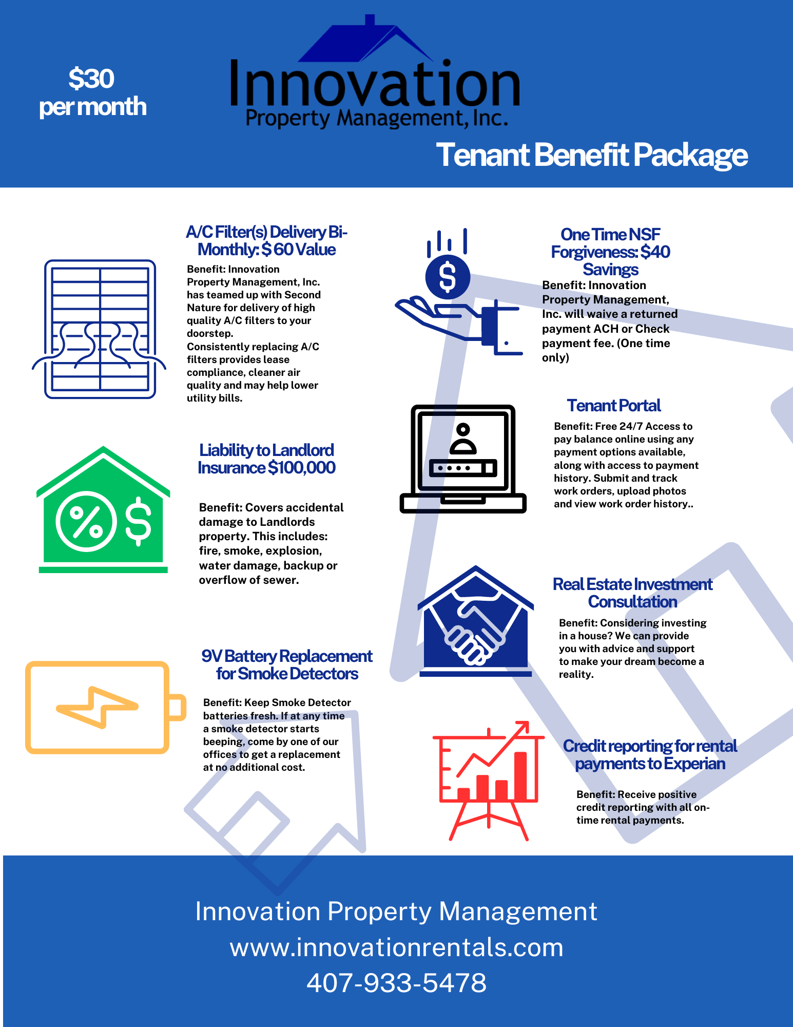 Resident Benefit Package | Innovation Property Management, Inc.