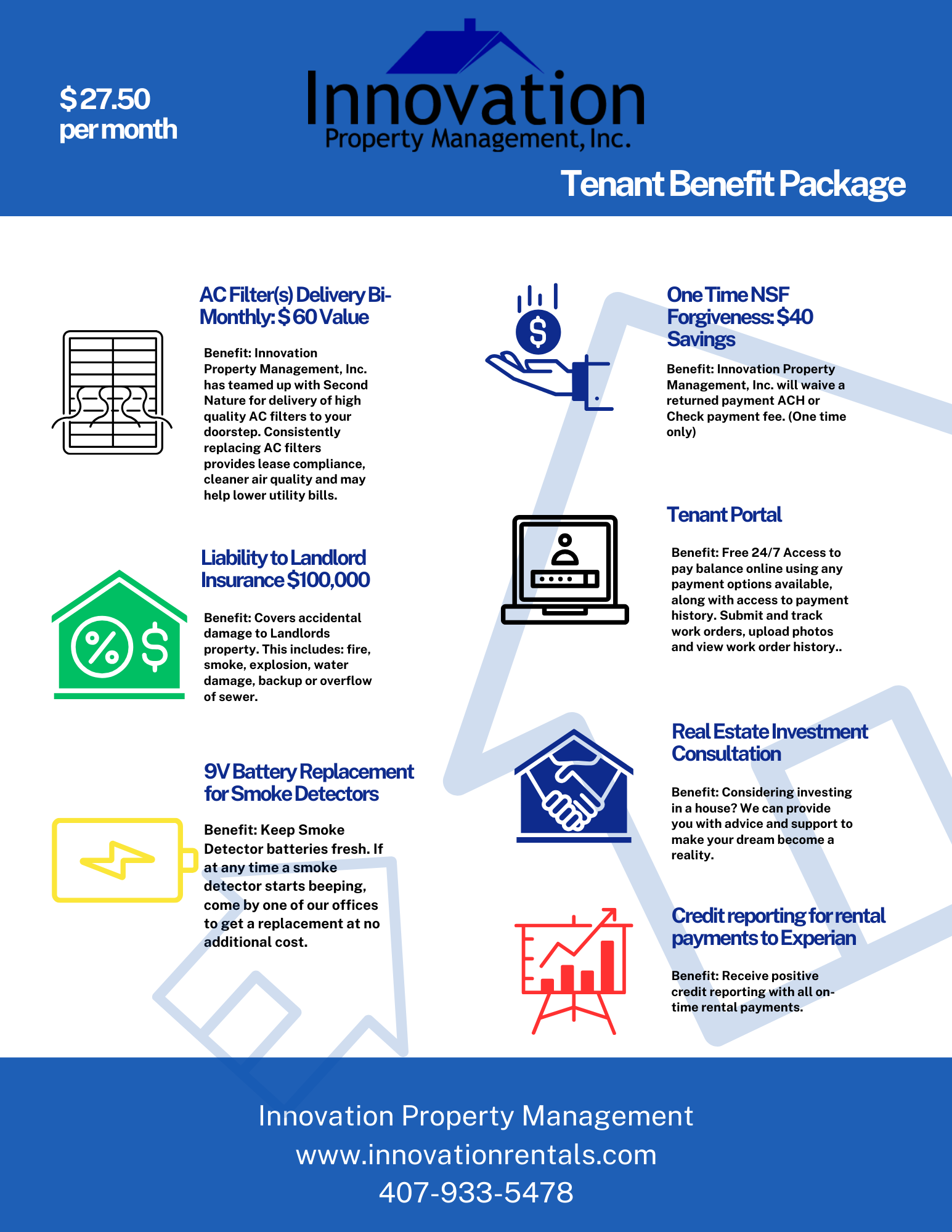 Resident Benefit Package | Innovation Property Management, Inc.